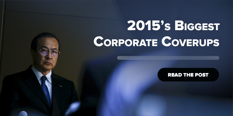 Exploring 2015’s Biggest Corporate Scandals